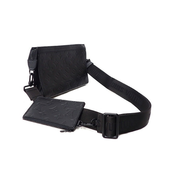 Louis Vuitton | Bags | Louis Vuitton Black Bag Gaston Shoulder Shadow ...